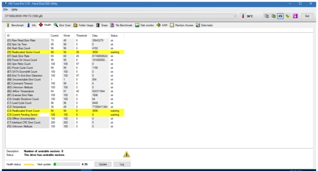 How To Fix Reallocated Sector Count Warning? - WebSta.ME
